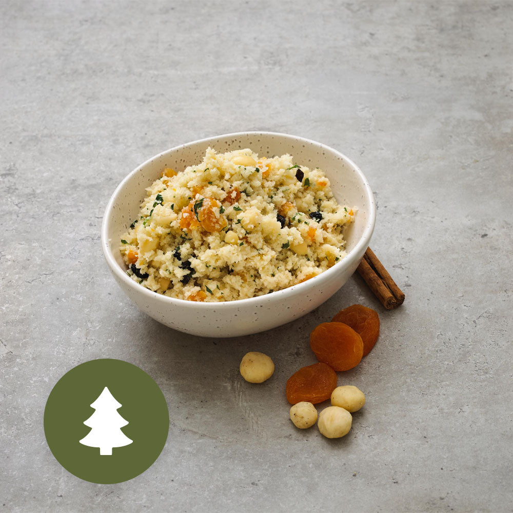 Apricot and Golden Macadamia Nut Stuffing | Peter Bouchier Christmas Shop