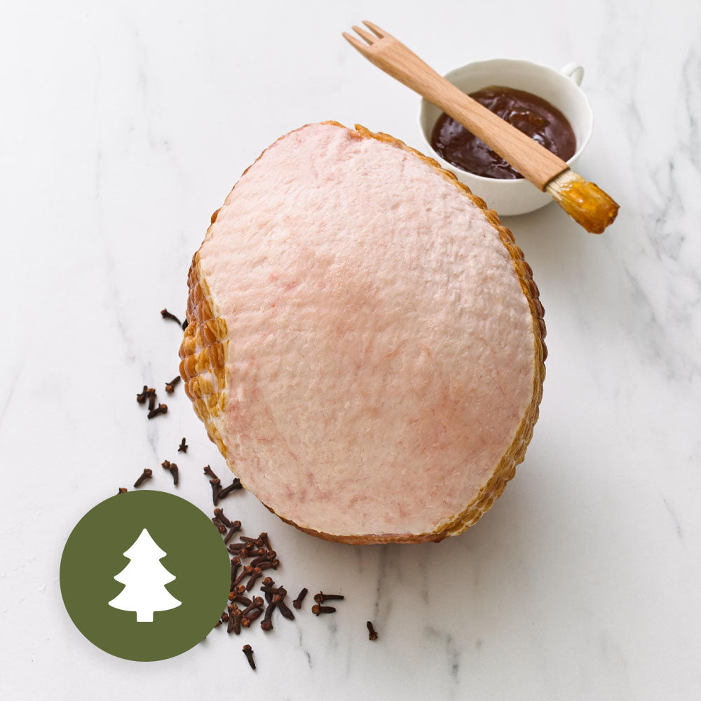 Boneless Leg Ham Prepared For Glazing | Peter Bouchier Christmas Shop