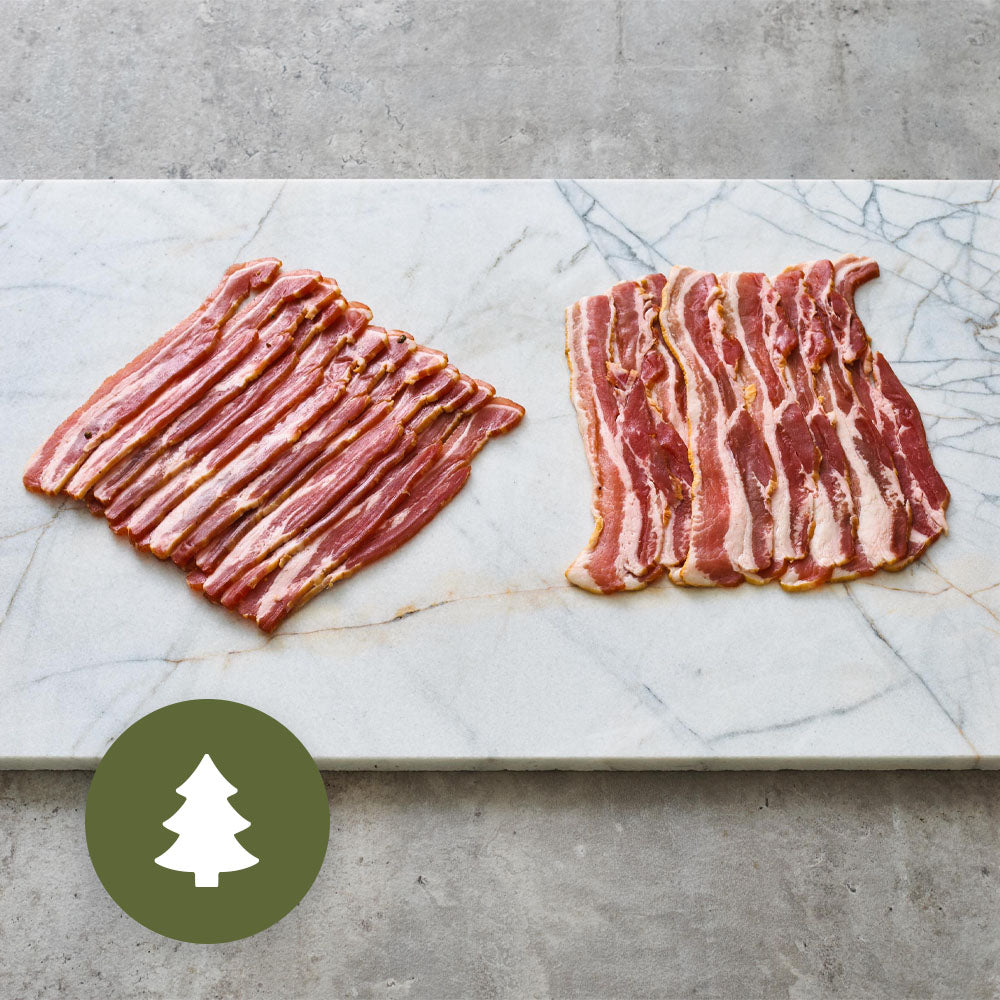 Free Range Dry Cured Streaky Bacon Packet | Peter Bouchier Christmas Shop