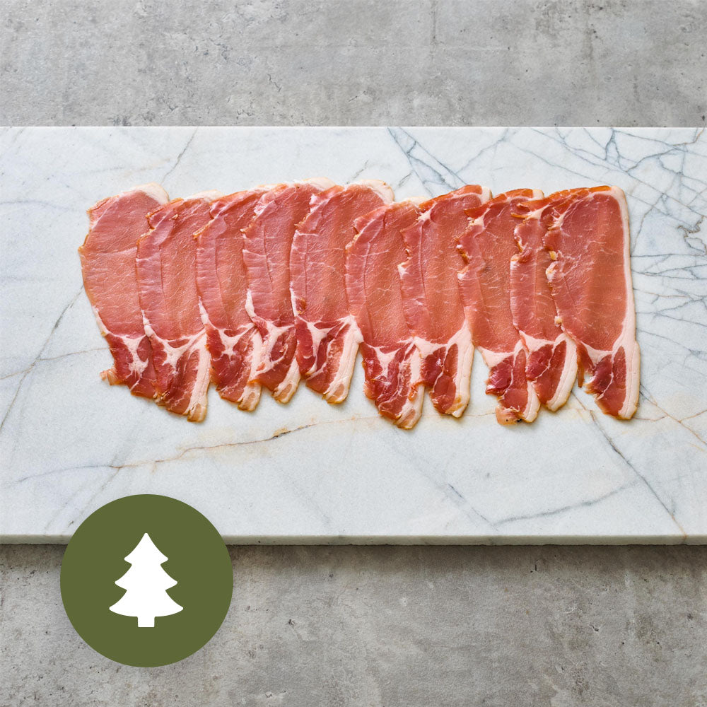 Free Range Dry Cured Middle Bacon Packet | Peter Bouchier Christmas Shop