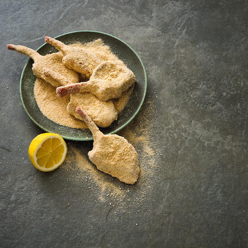Buy Lamb Cutlets Crumbed Online In Melbourne – Peter Bouchier